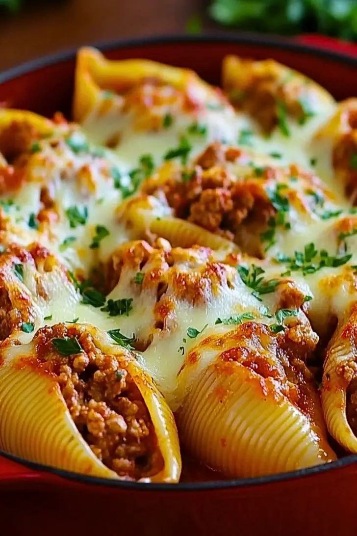 Best Stuffed Shells with Ground Beef - Cook Craze