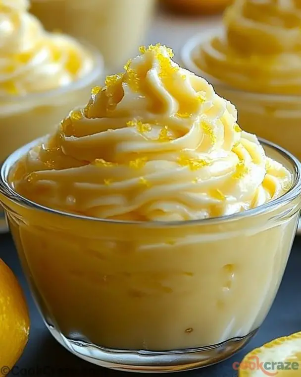 Creamy Lemon Mousse: A Burst of Citrus Delight - Cook Craze