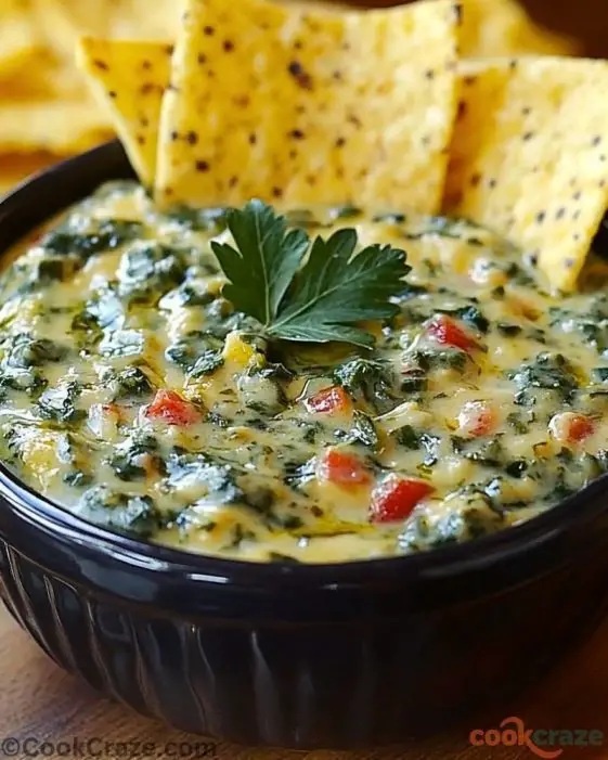 Creamy Espinaca Dip: A Cheesy, Flavor-Packed Party Favorite - Cook Craze