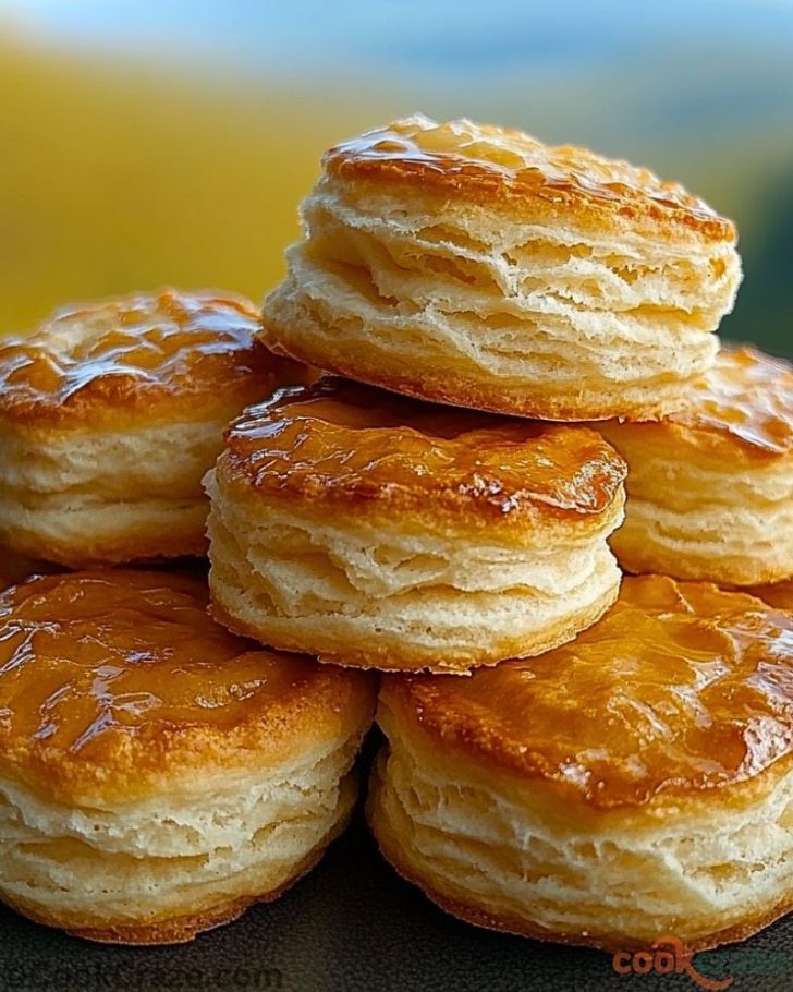 Flaky Mile High Biscuits - Cook Craze