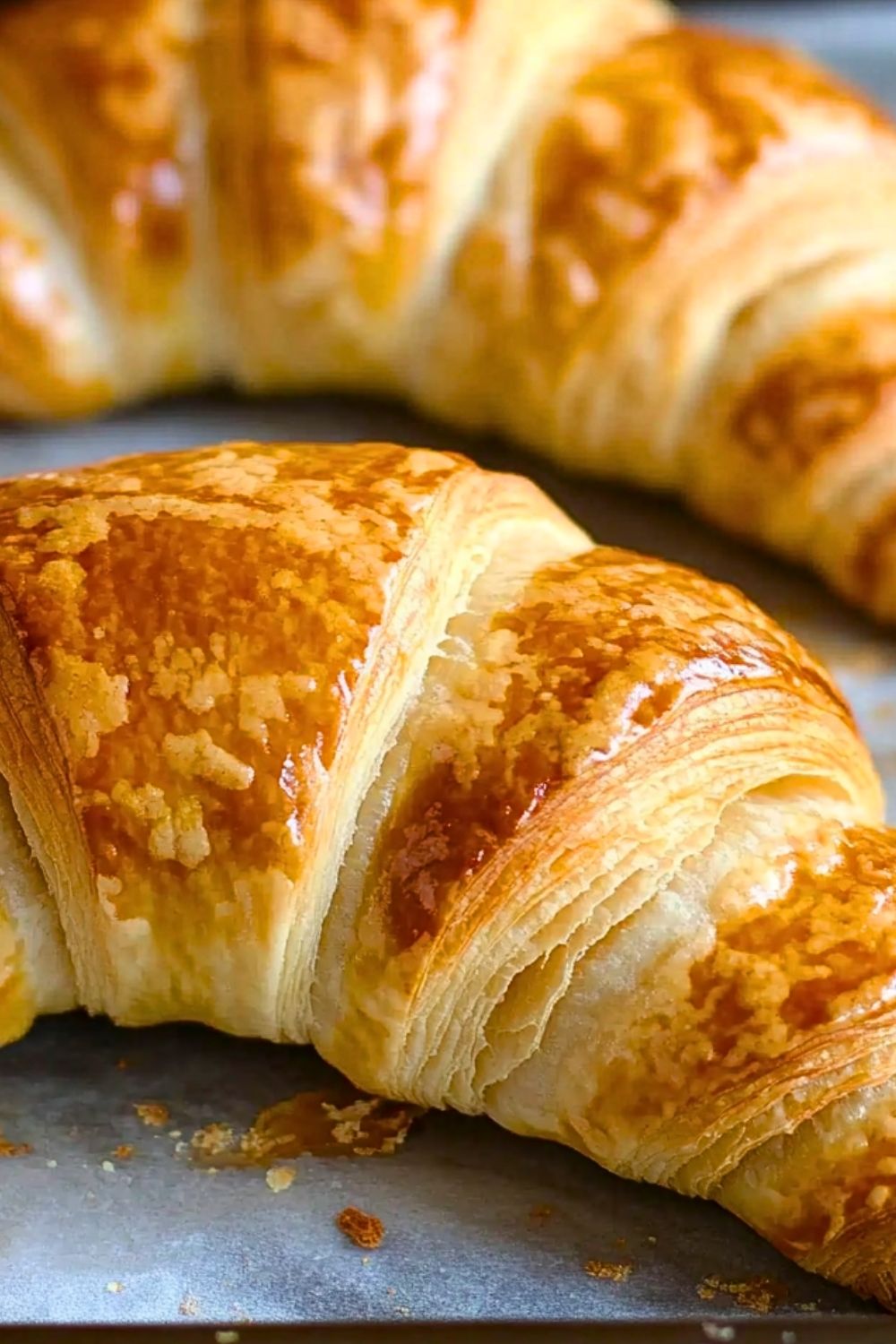 Homemade Flaky Croissants - Cook Craze