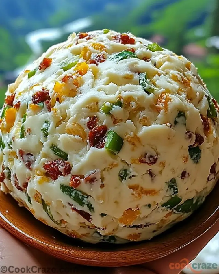 Jalapeno Popper Cheese Ball - Cook Craze