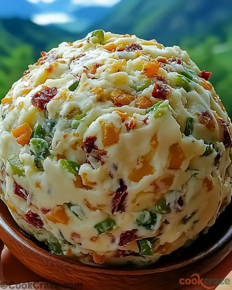 Jalapeno Popper Cheese Ball - Cook Craze
