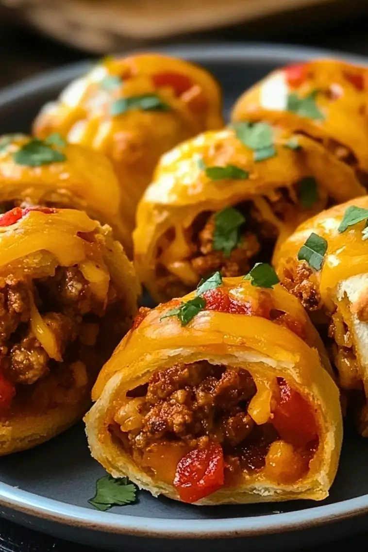 Air Fryer Cheesy Taco Bombs - Cook Craze