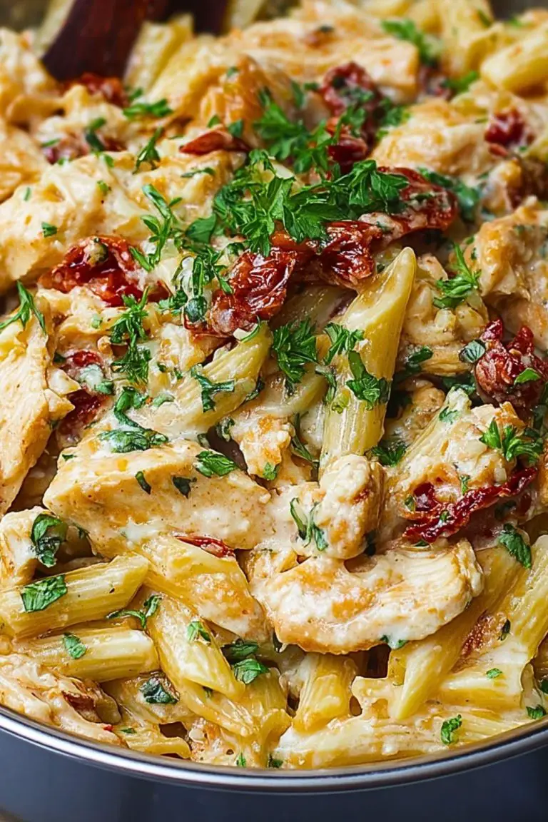 Creamy Sun-Dried Tomato Chicken Pasta Recipe - Cook Craze
