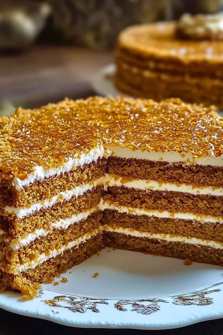 Delicious Russian Honey Cake Recipe - Cook Craze