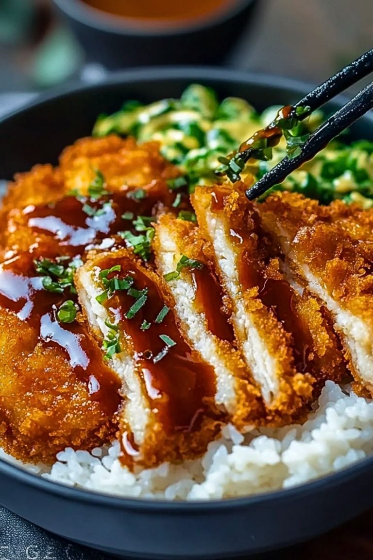 Japanese Katsu Bowls with Tonkatsu Sauce - Cook Craze