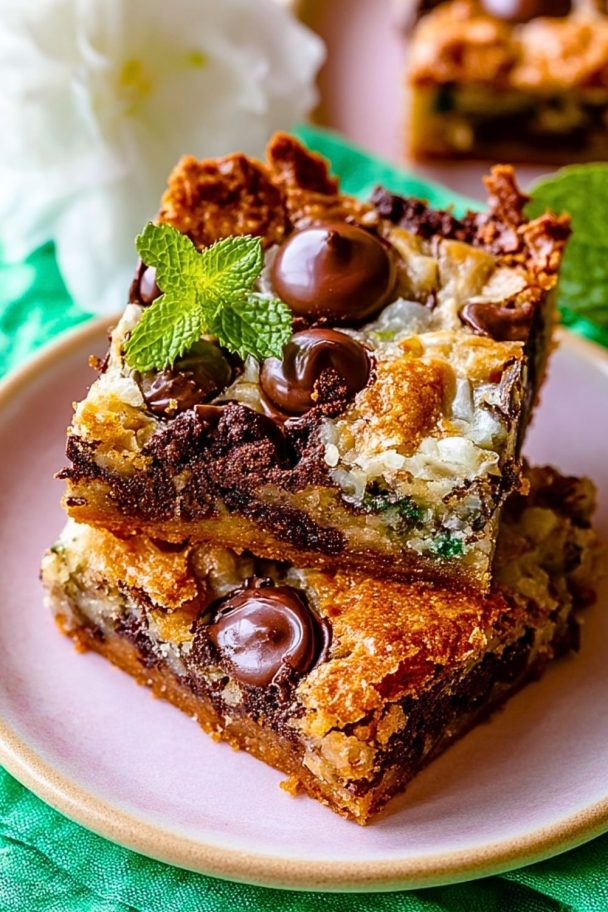 Mint Magic Bars - Cook Craze