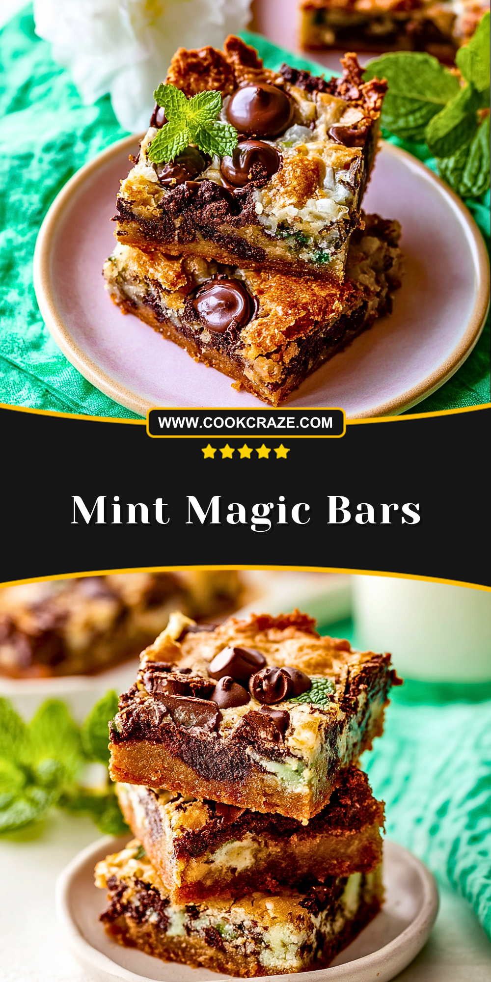 Mint Magic Bars - Cook Craze