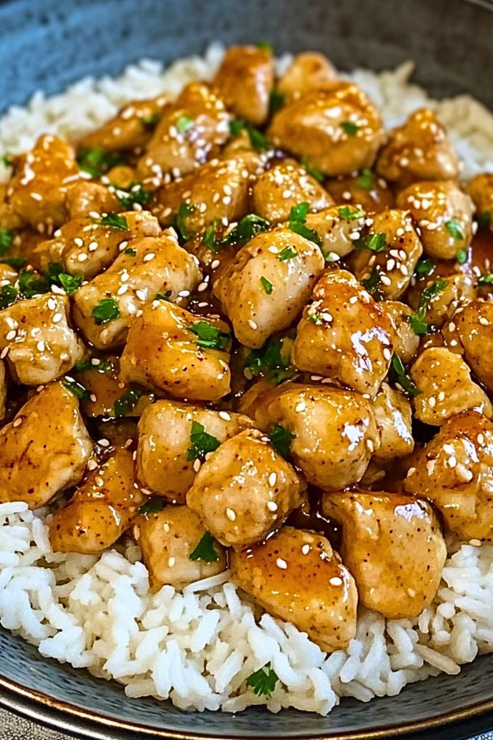 One-Pan Honey Butter Garlic Chicken & Rice - Cook Craze