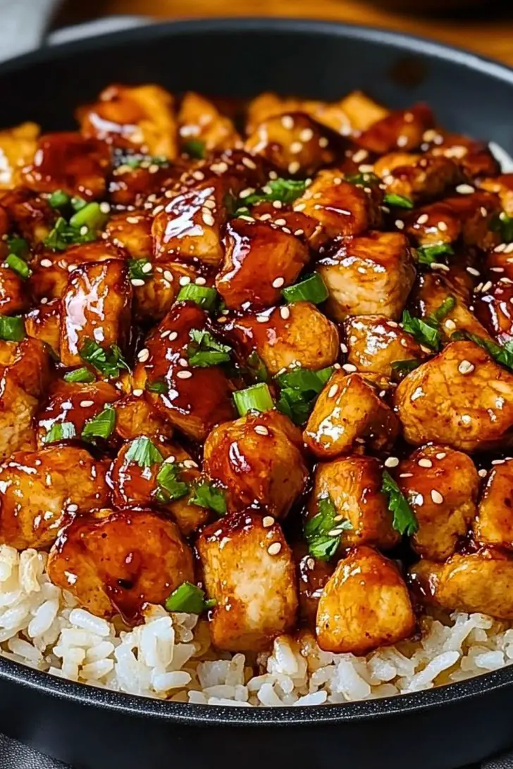 One-Pan Sticky Teriyaki BBQ Chicken & Rice - Cook Craze