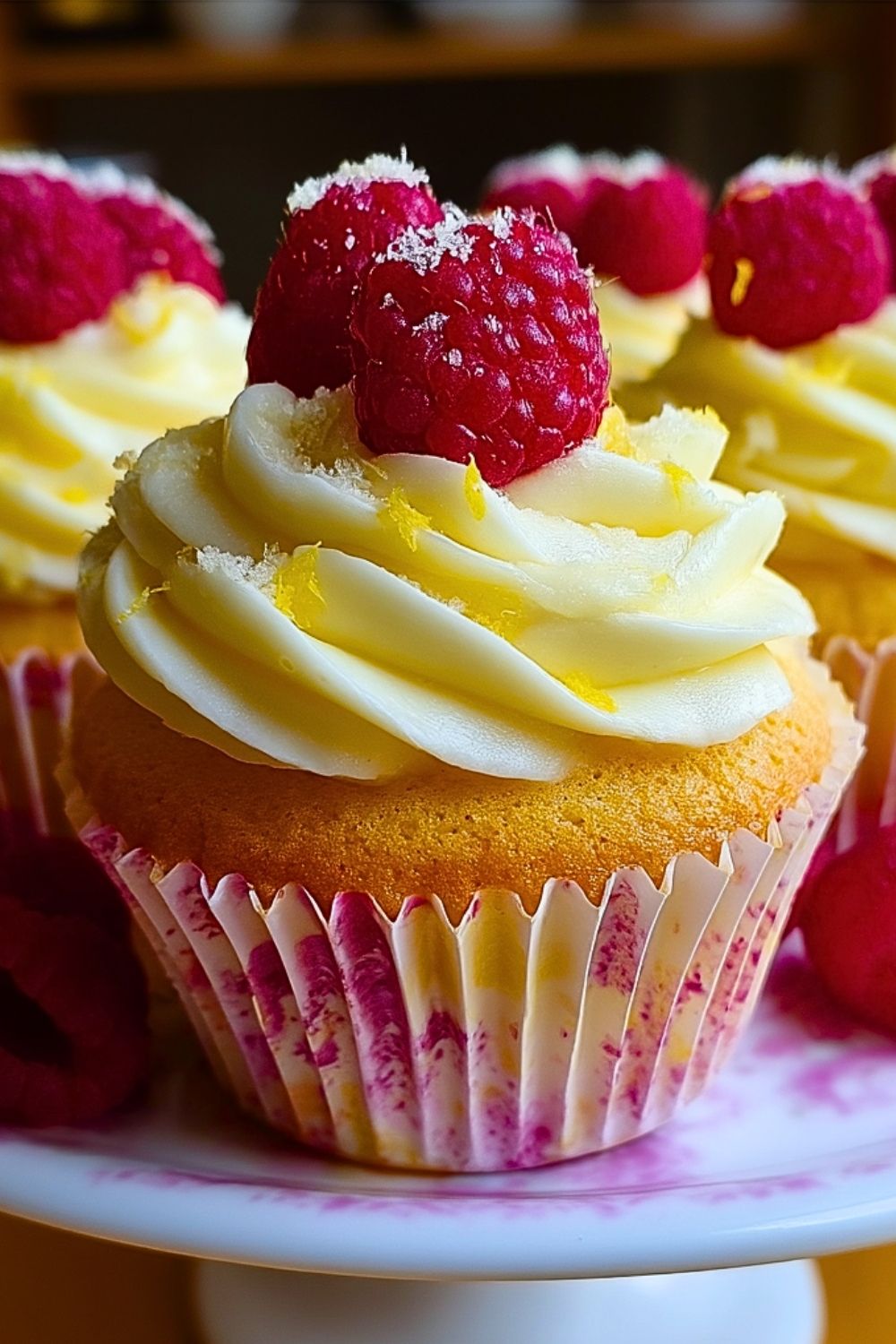 Raspberry Lemon Heaven Cupcakes - Cook Craze