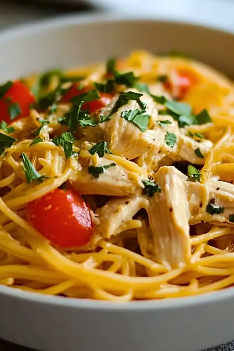 Easy Chicken Spaghetti - Cook Craze
