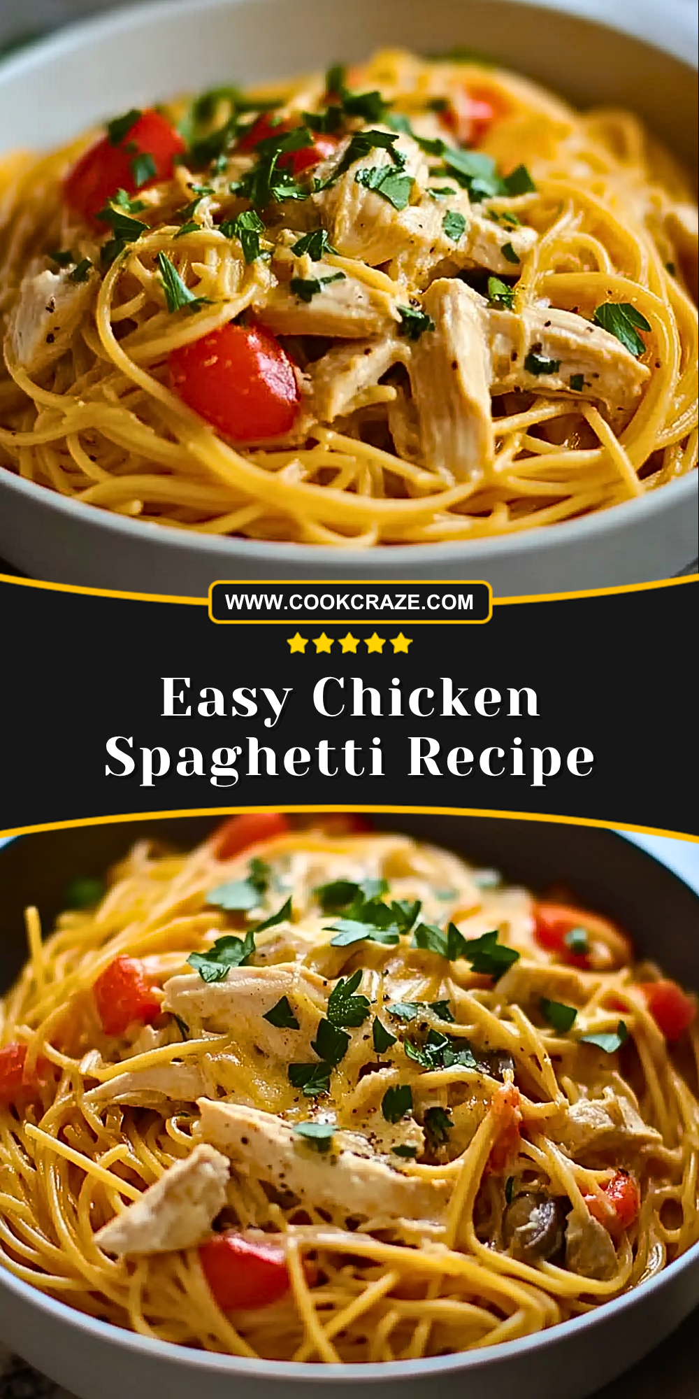 Easy Chicken Spaghetti - Cook Craze