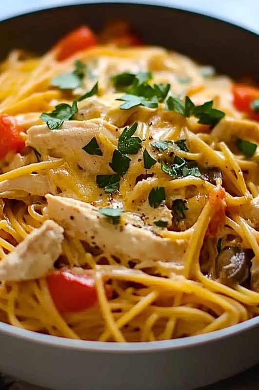 Easy Chicken Spaghetti - Cook Craze