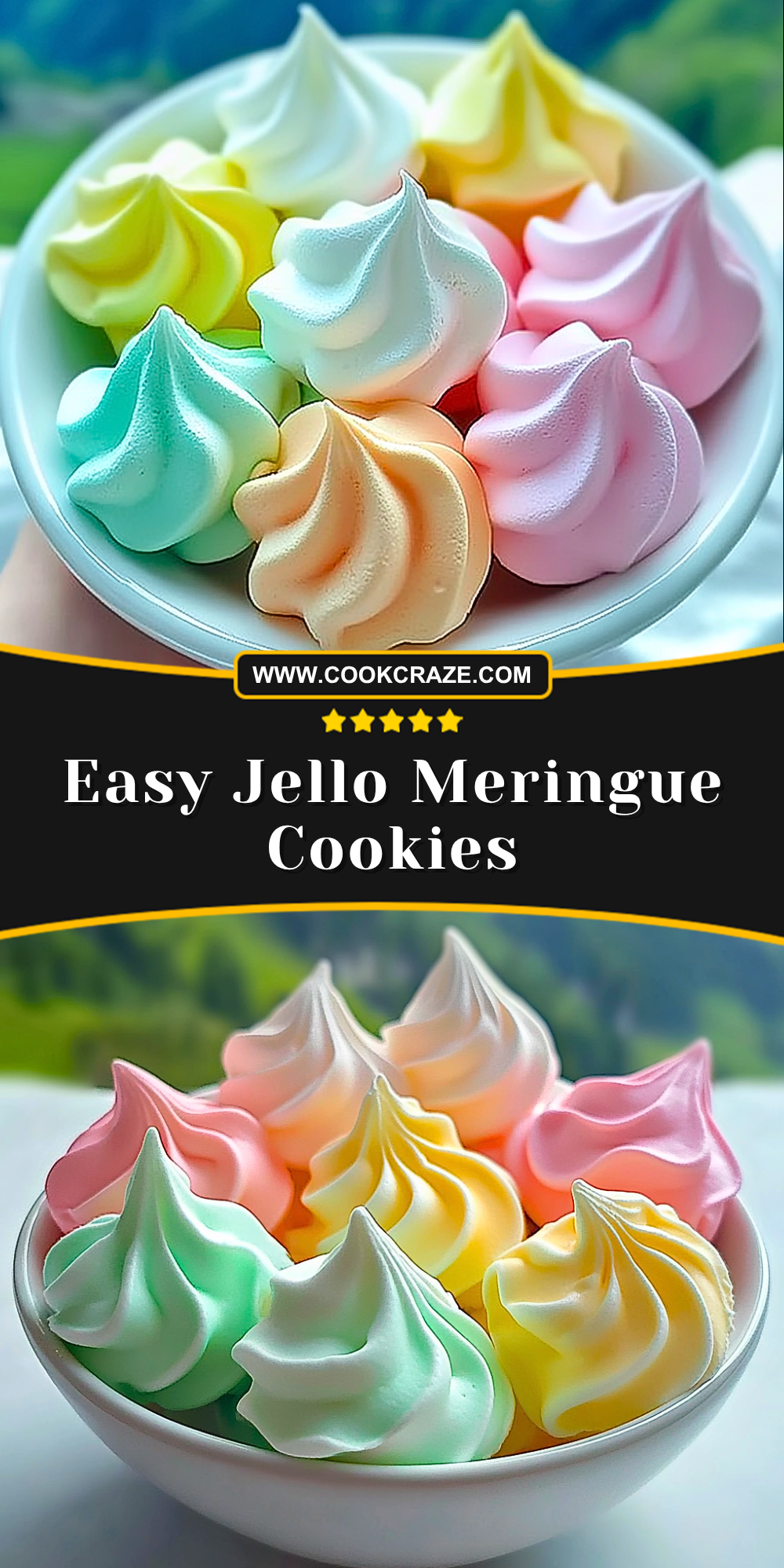 Easy Jello Meringue Cookies - Cook Craze