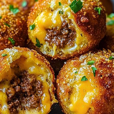 Garlic Parmesan Cheeseburger Bombs - Cook Craze