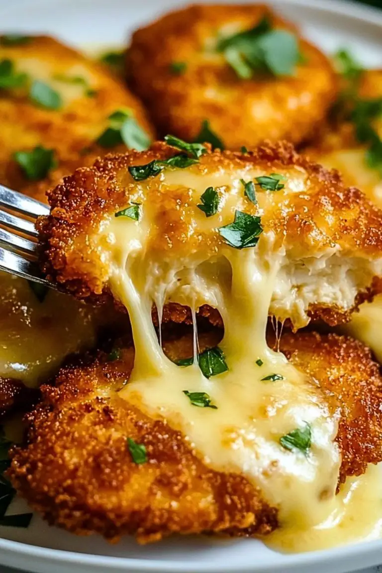 Golden & Crispy Chicken Cutlets with Gooey Cheese - Cook Craze