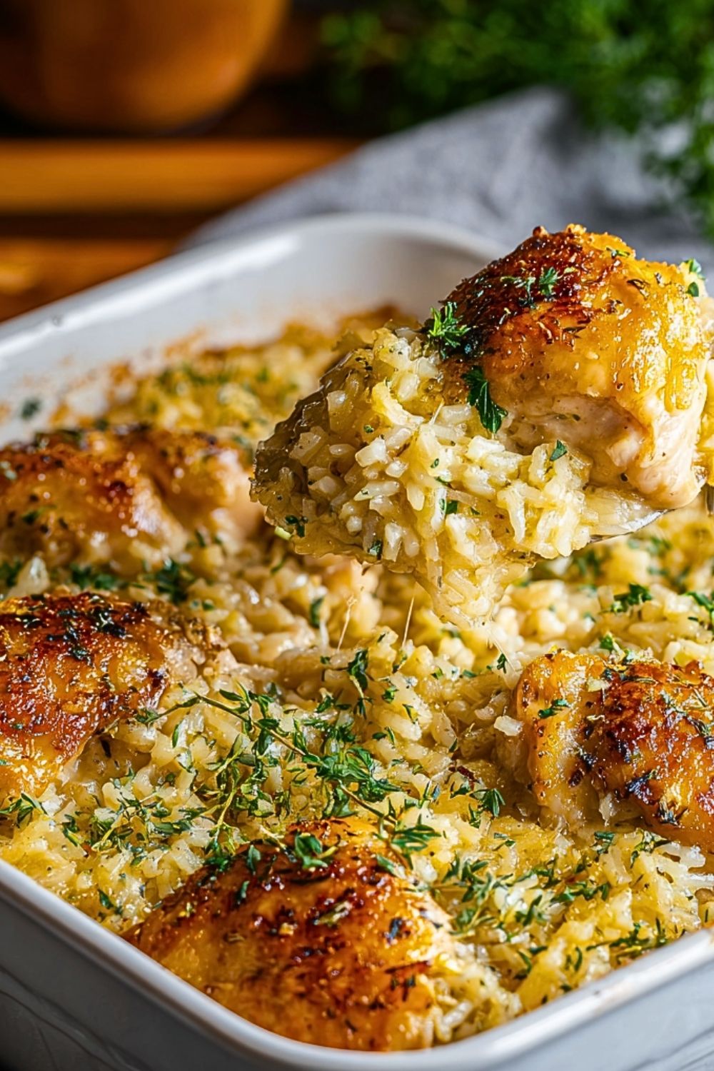 Baked Chicken and Rice Casserole - Cook Craze
