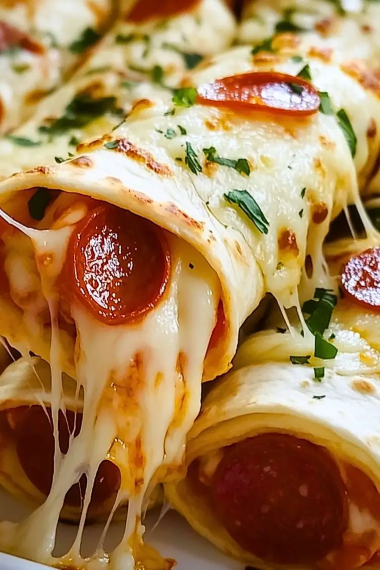 Baked Pizza Wraps - Cook Craze
