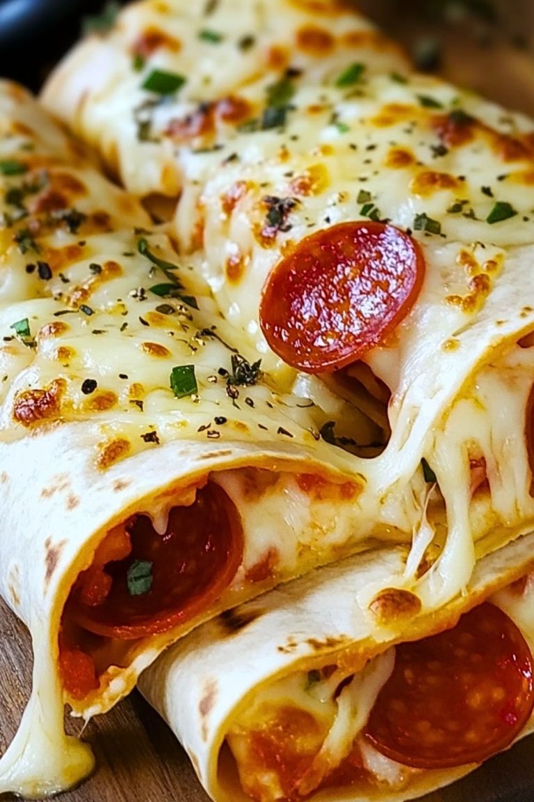 Baked Pizza Wraps - Cook Craze