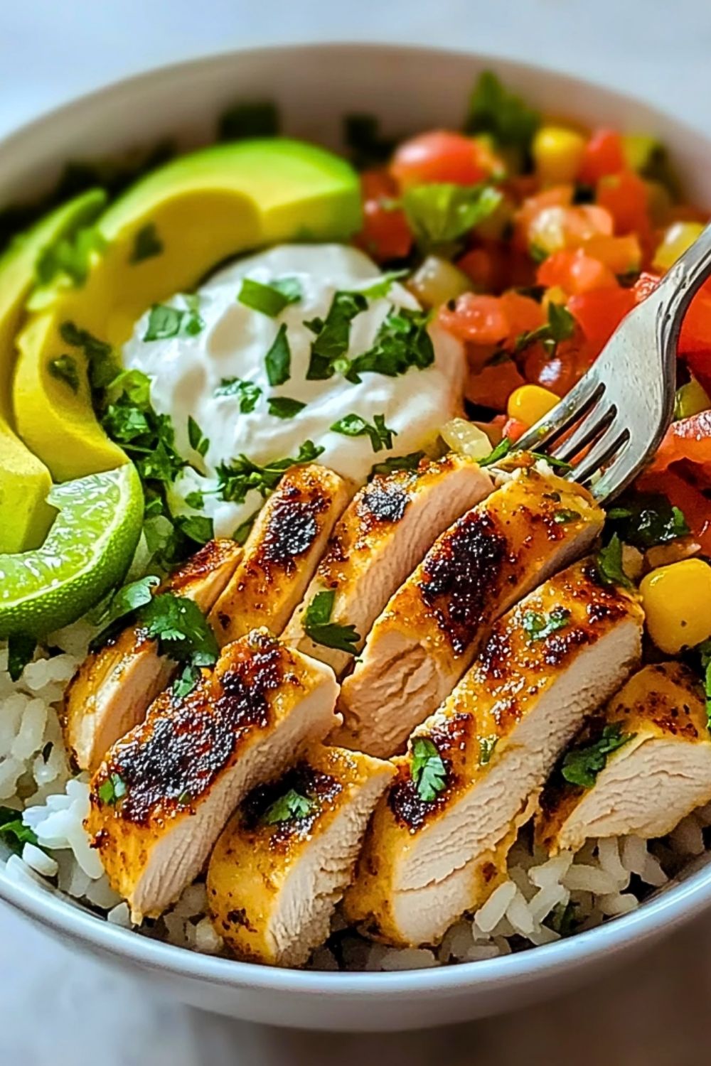 Cilantro Lime Chicken Rice Bowls - Cook Craze
