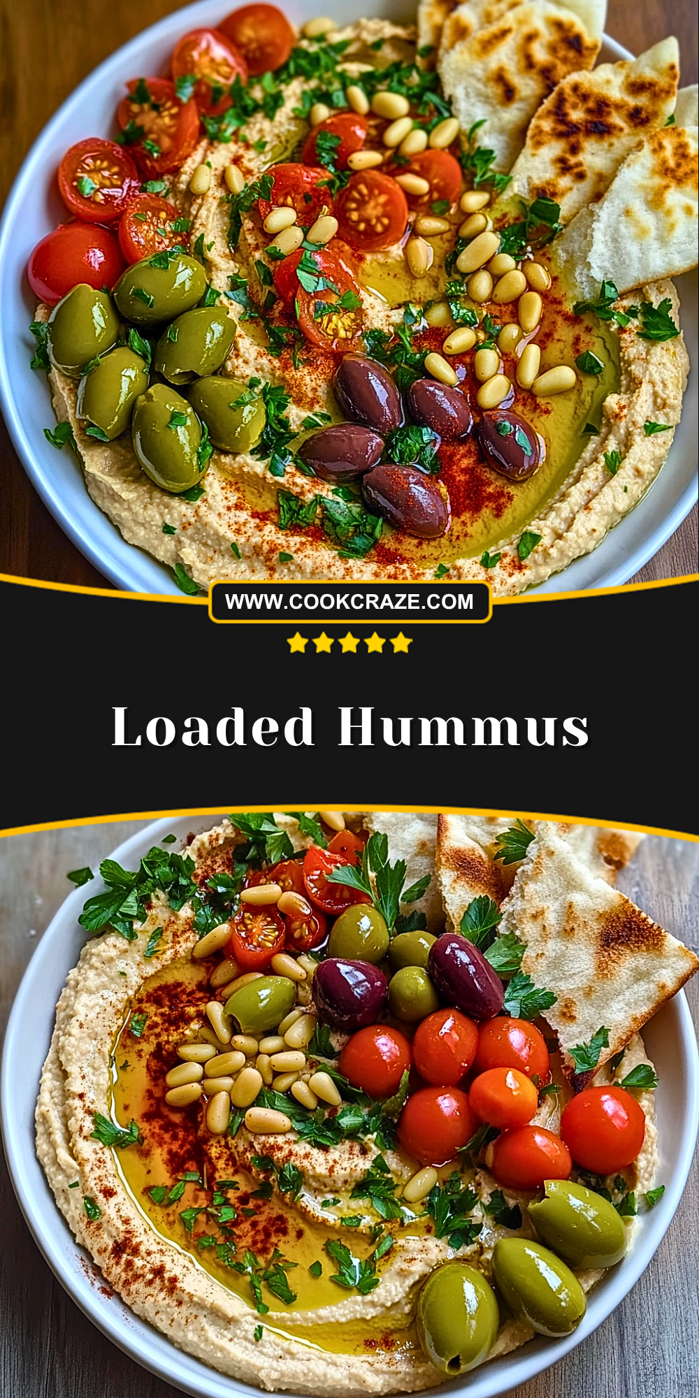 Loaded Hummus - Cook Craze
