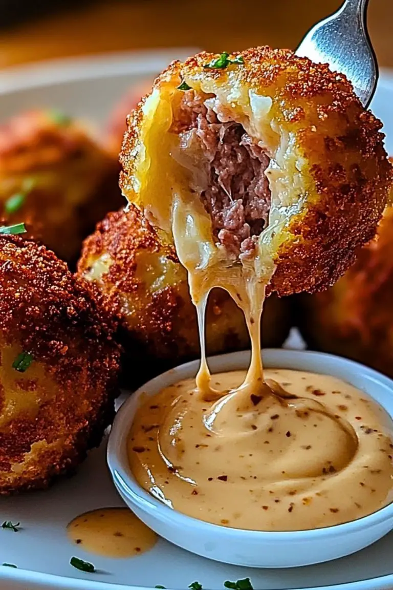 Reuben Balls with Spicy Thousand Island Dipping Sauce - Cook Craze