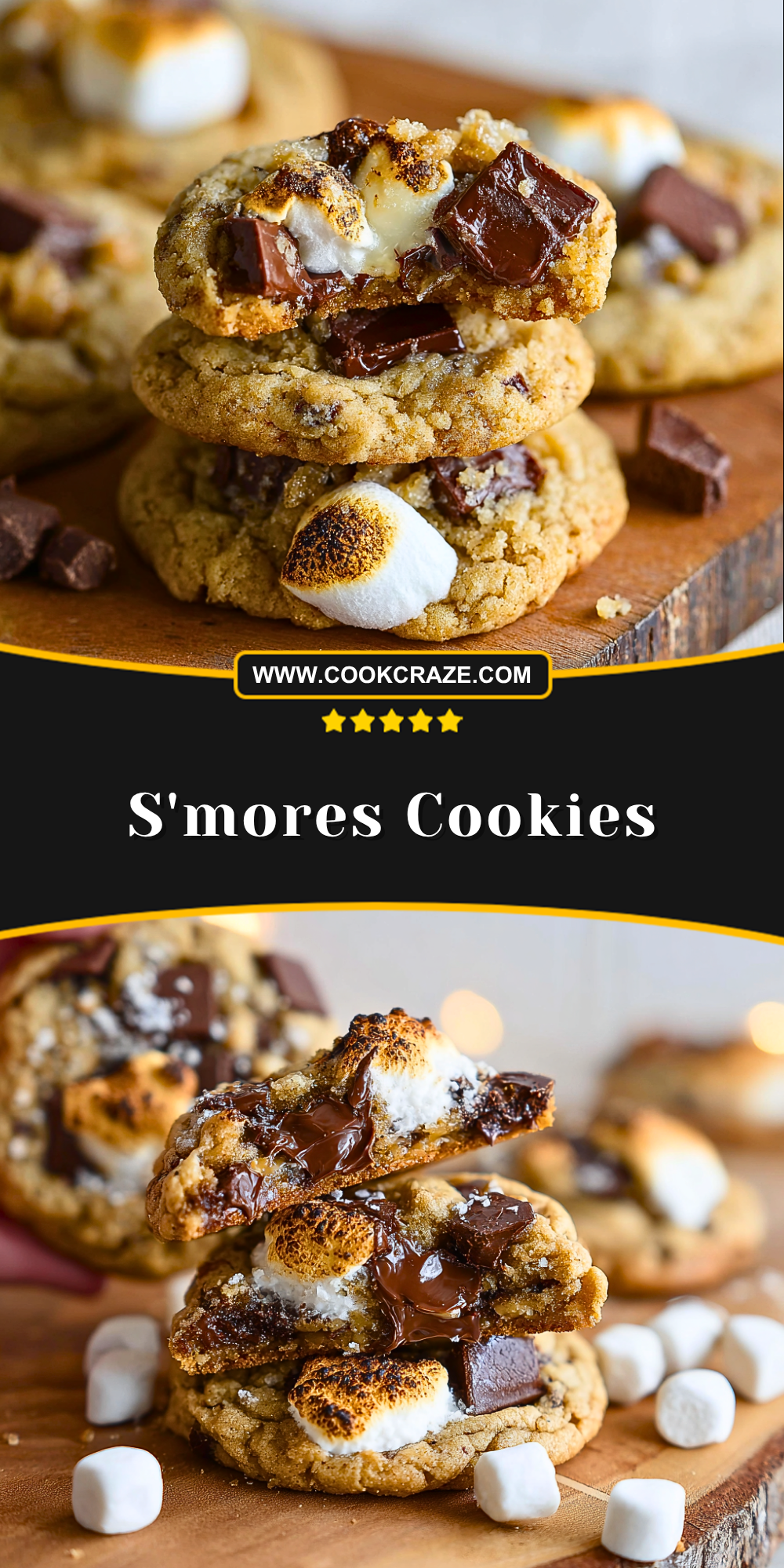 S'mores Cookies - Cook Craze