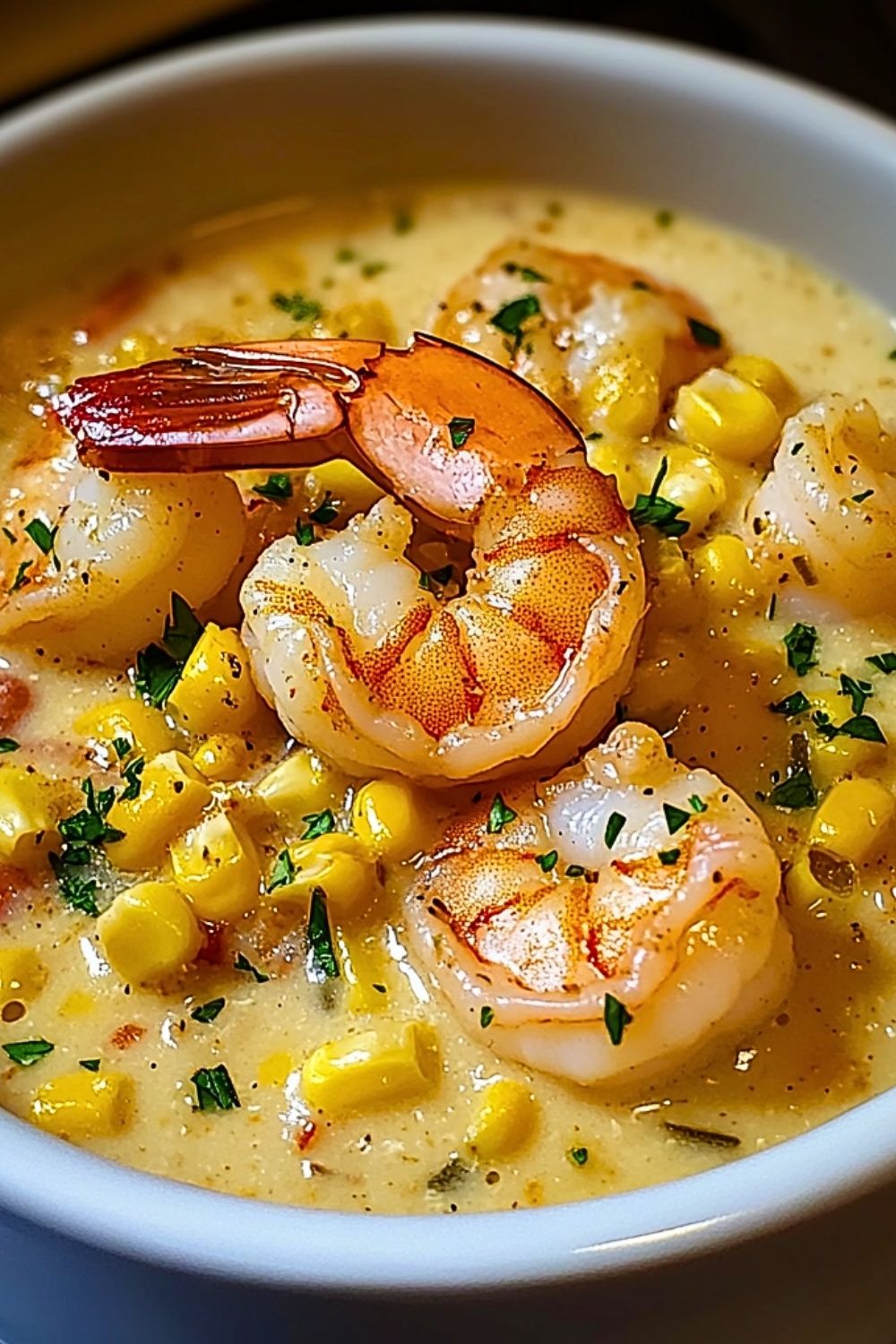 Sweet Corn and Shrimp Chowder - Cook Craze