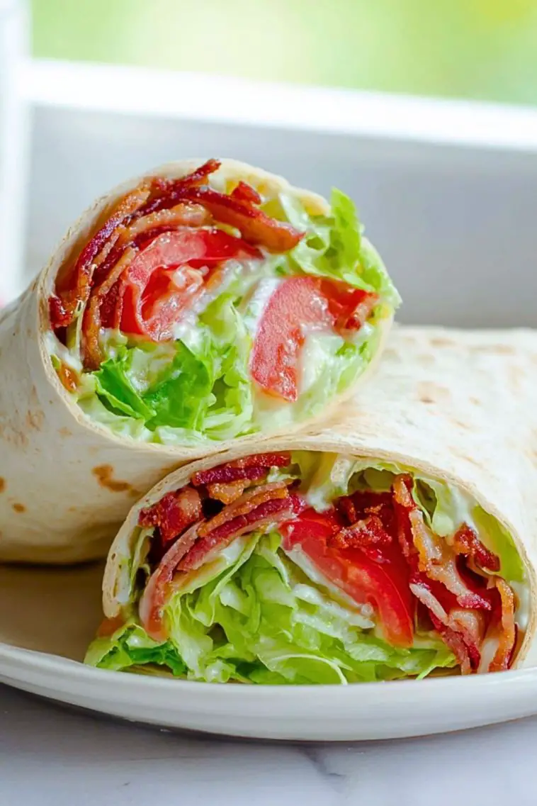 Easy BLT Wrap - Cook Craze