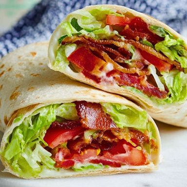 Easy BLT Wrap - Cook Craze
