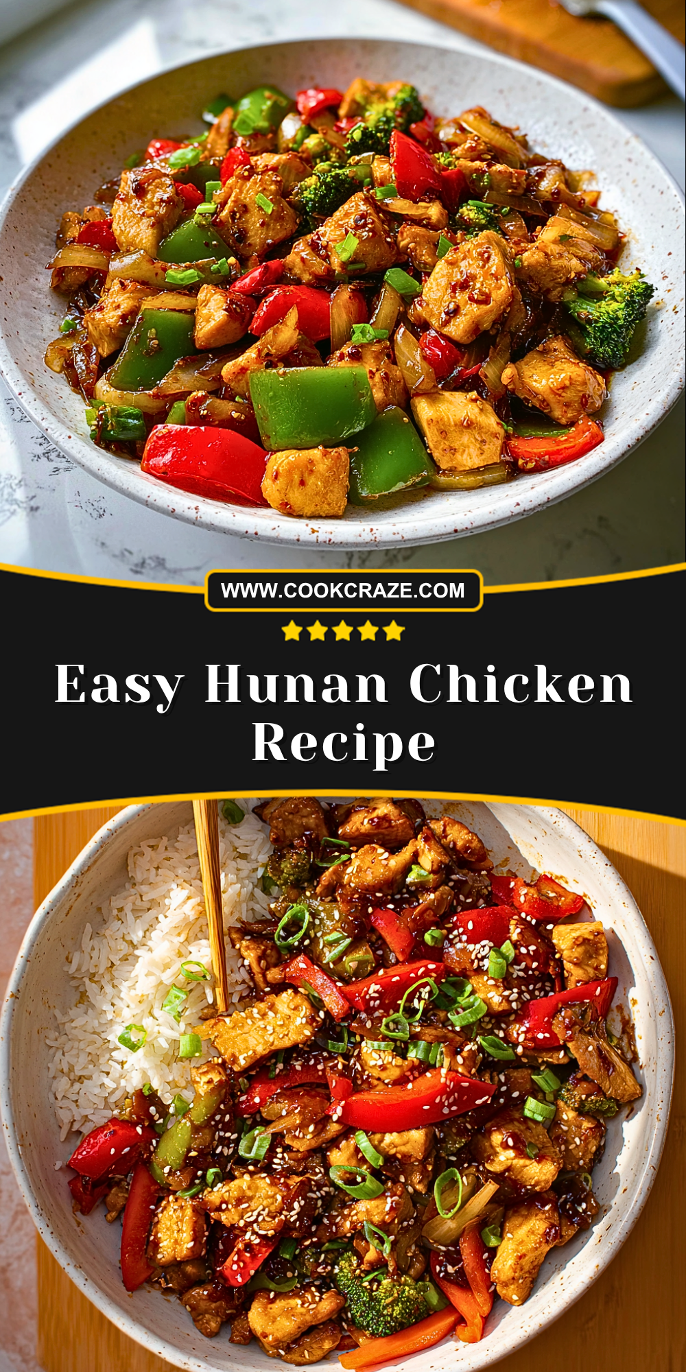 Easy Hunan Chicken Recipe - Cook Craze