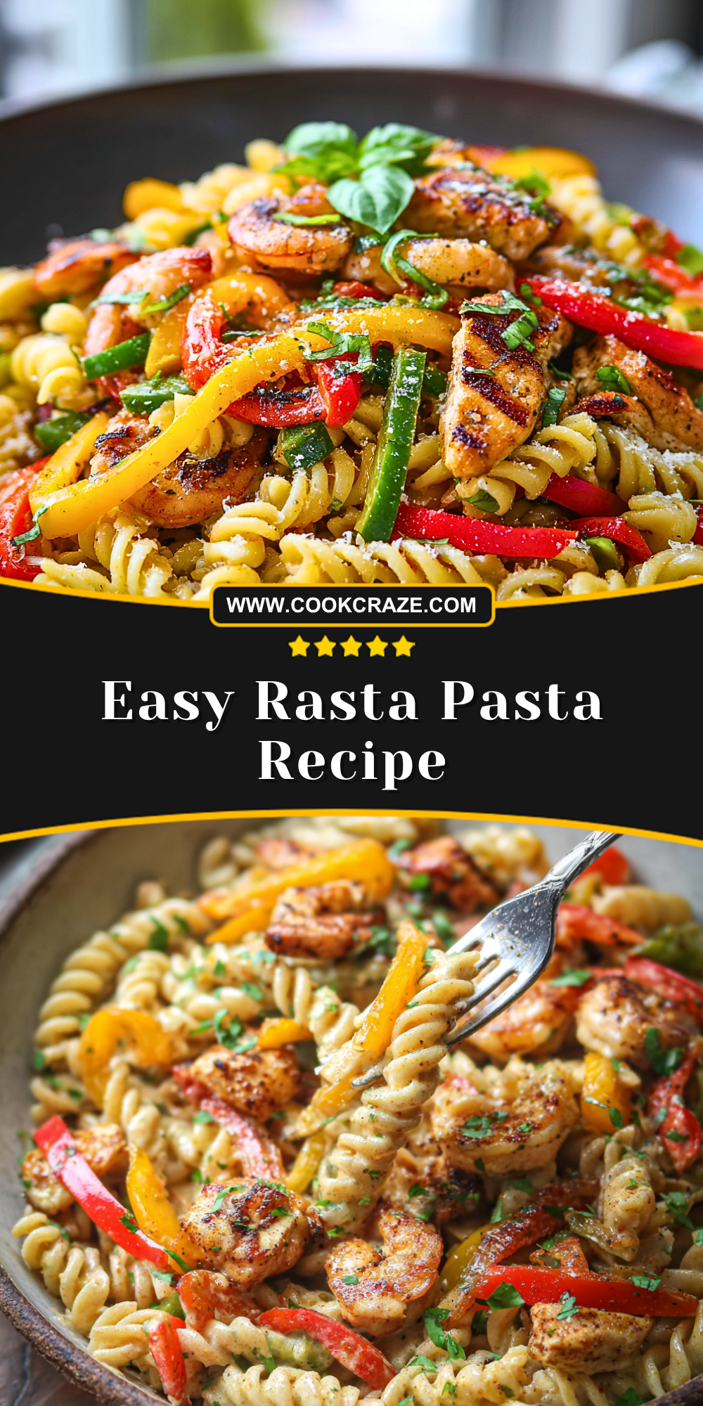 Easy Rasta Pasta Recipe - Cook Craze