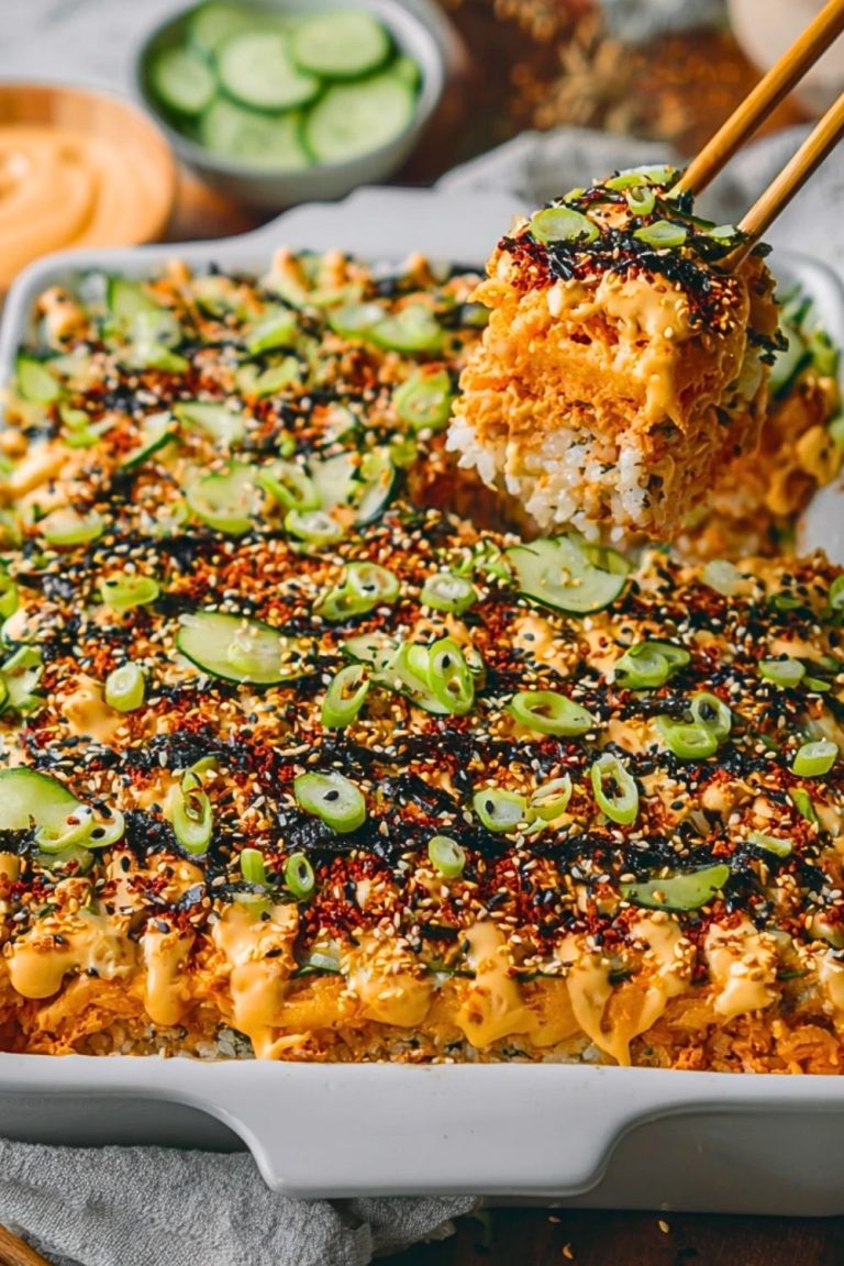 Easy Sushi Bake - Cook Craze