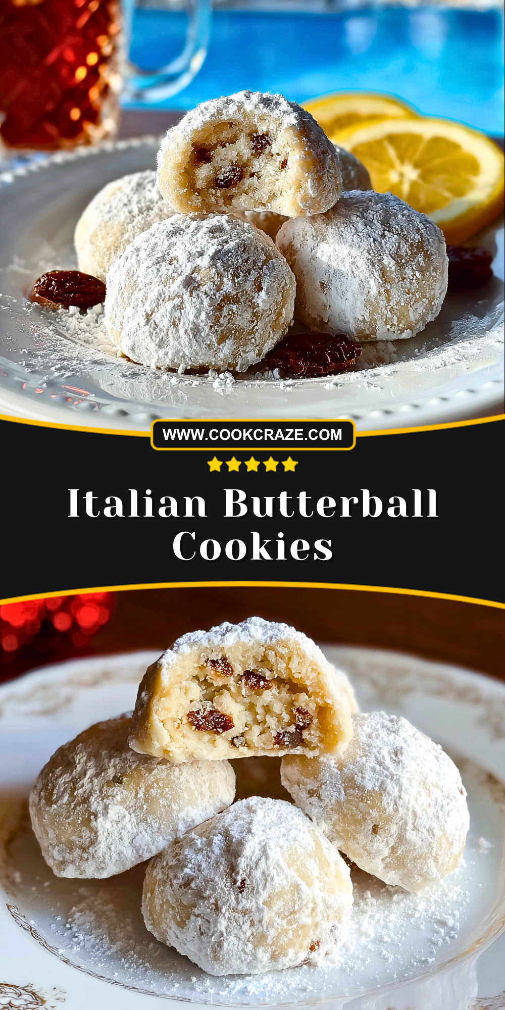 Italian Butterball Cookies - Cook Craze