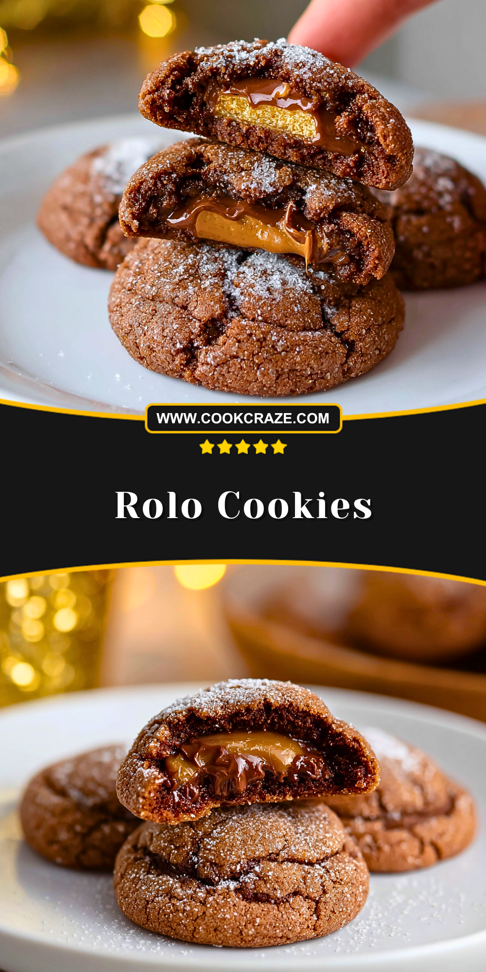 Rolo Cookies - Cook Craze