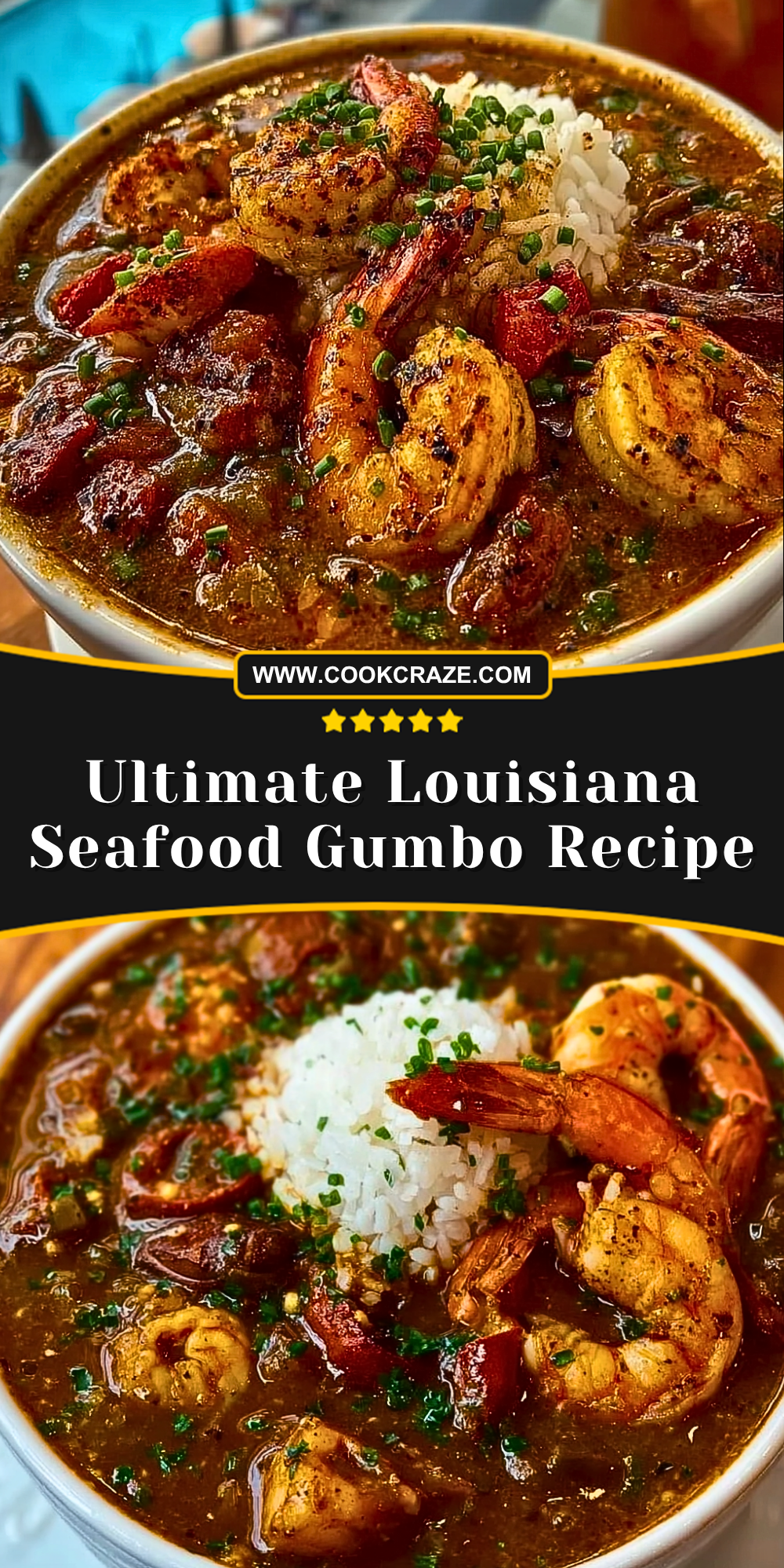 Ultimate Louisiana Seafood Gumbo Recipe - Cook Craze