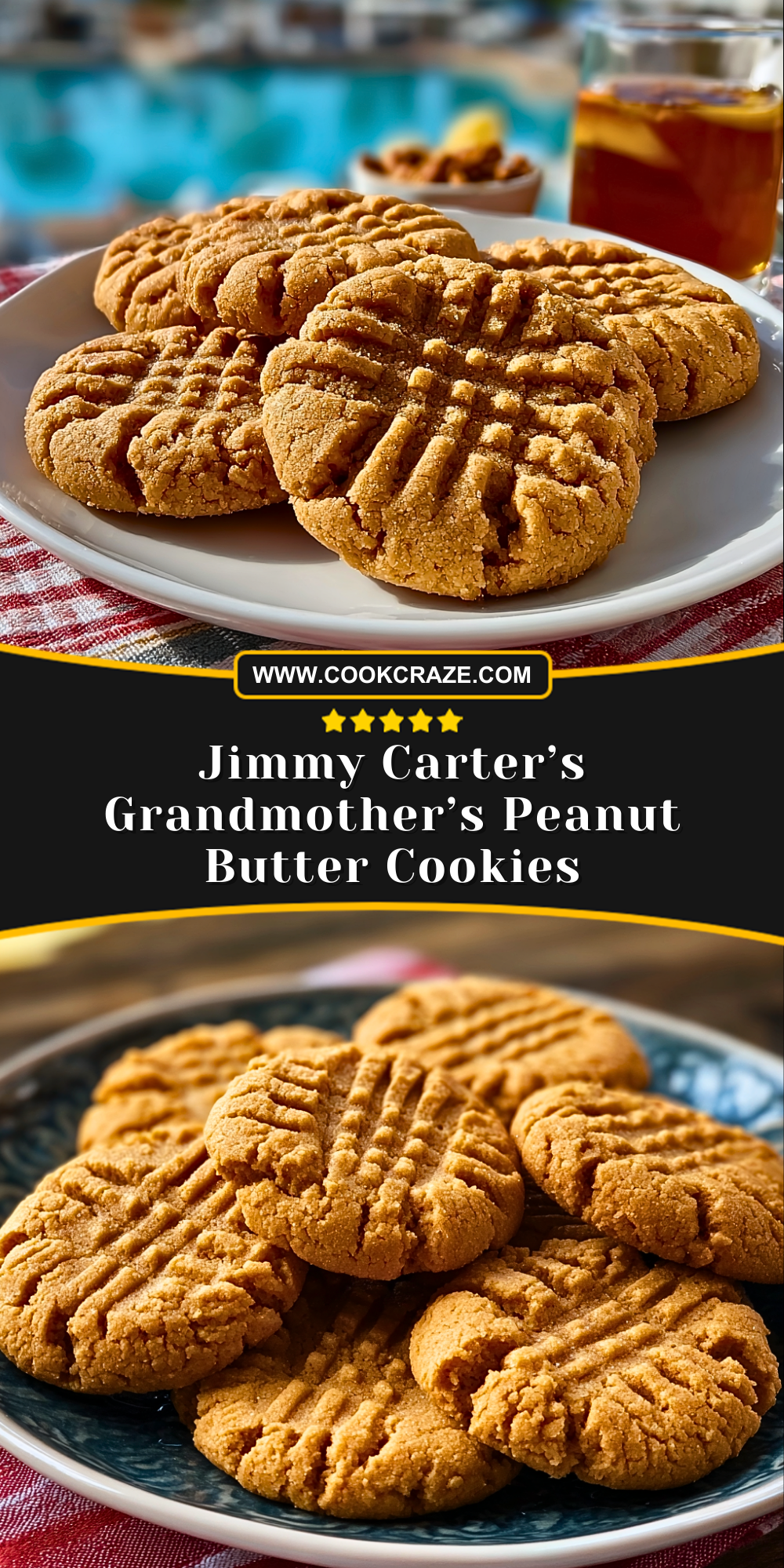 Jimmy Carter’s Grandmother’s Peanut Butter Cookies - Cook Craze