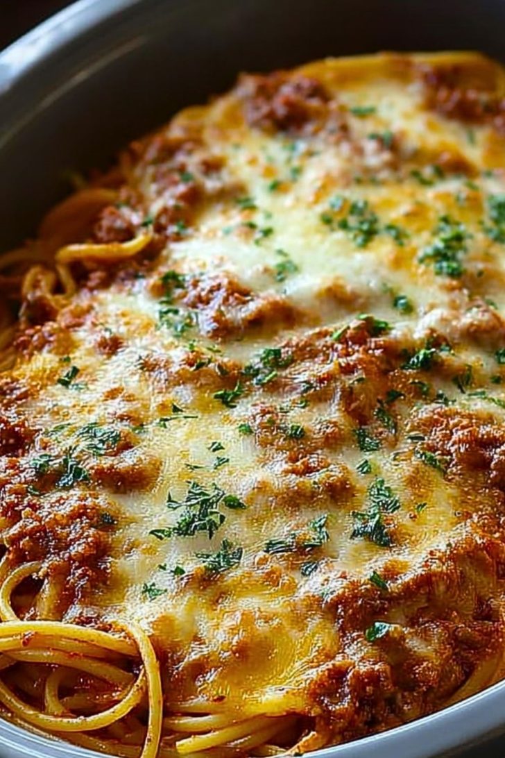 Baked Cream Cheese Spaghetti Recipe - Cook Craze