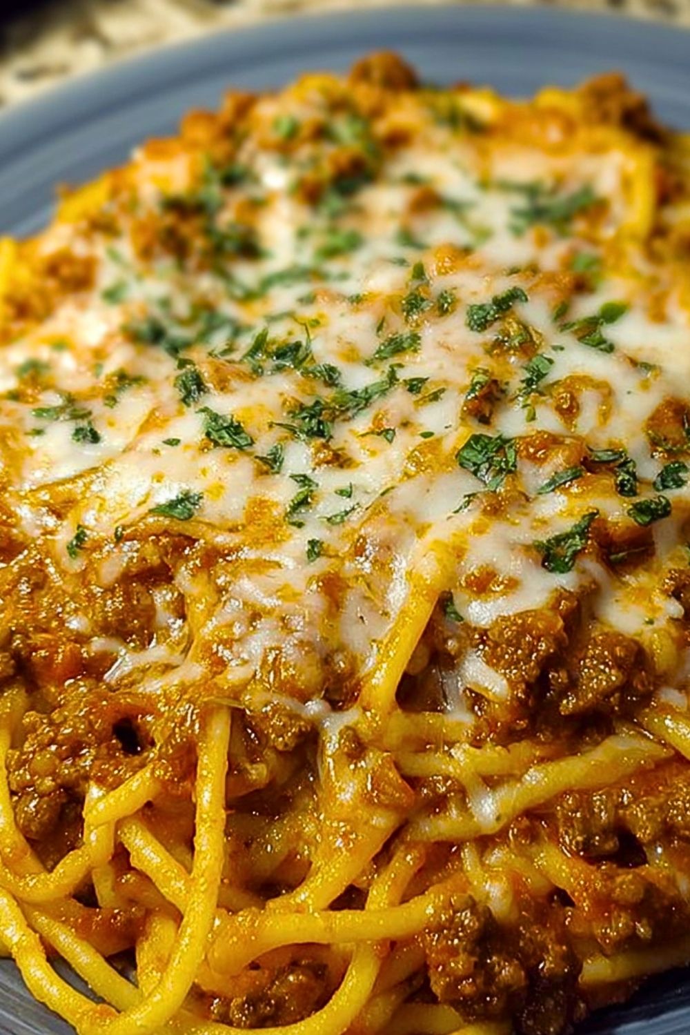 Creamy Velveeta Spaghetti with Italian Beef Marinara - Cook Craze
