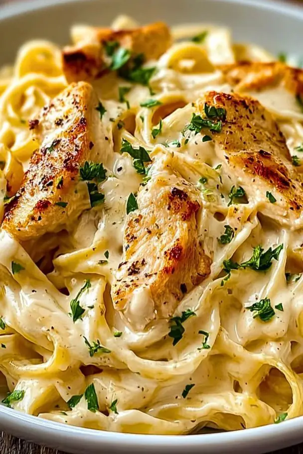 Chicken Alfredo Pasta - Cook Craze