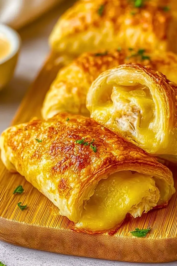 Flaky Cheesy Roll-Ups That Disappear Before They Cool - Cook Craze