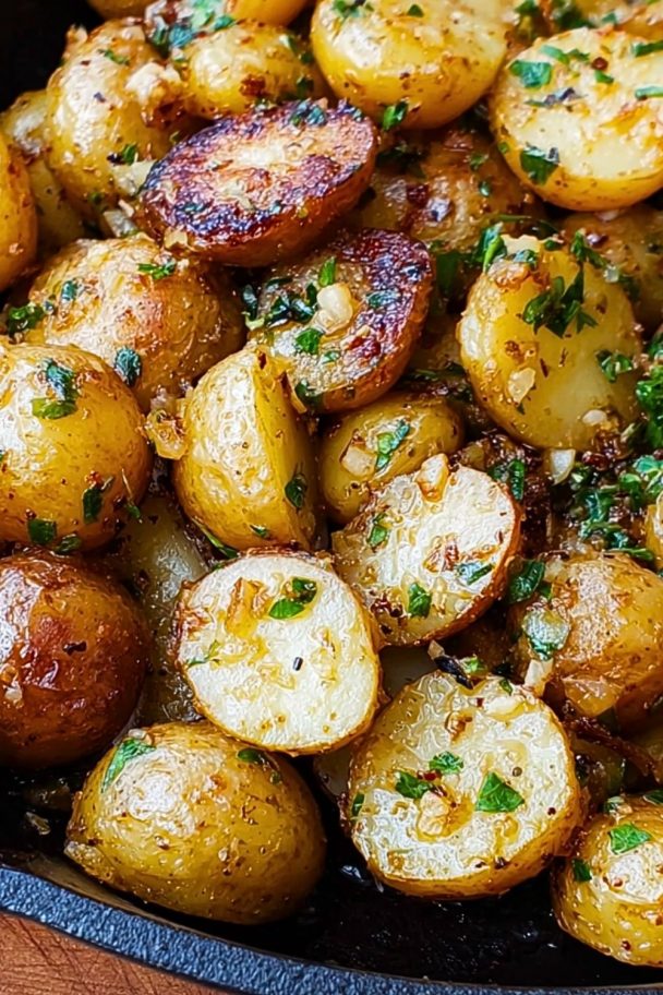 Garlic Butter Potatoes - Cook Craze