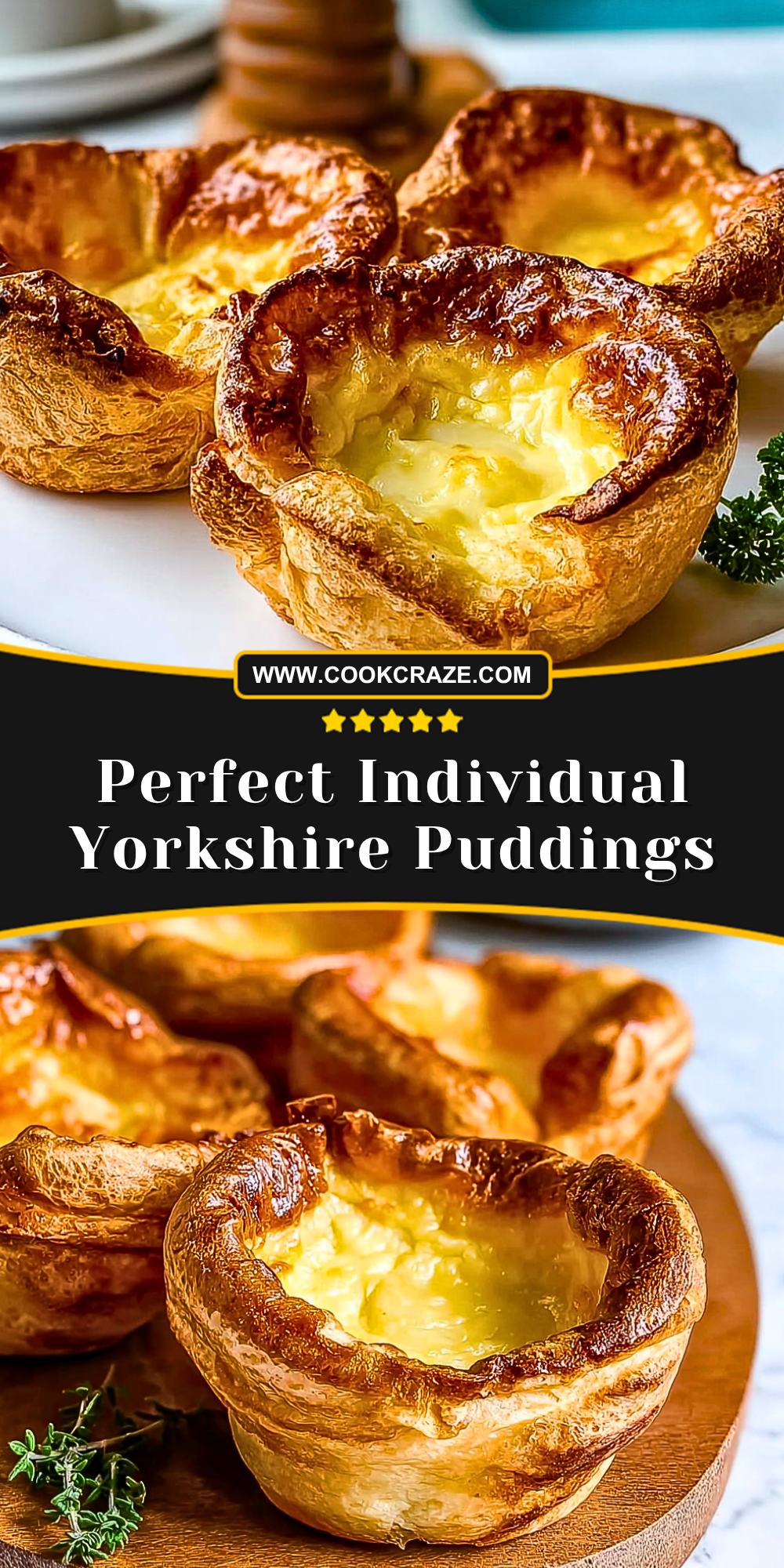 Perfect Individual Yorkshire Puddings - Cook Craze