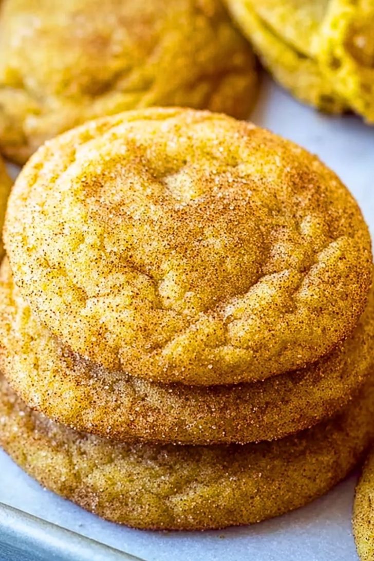 Soft Pumpkin Snickerdoodles with Cinnamon Sugar - Cook Craze