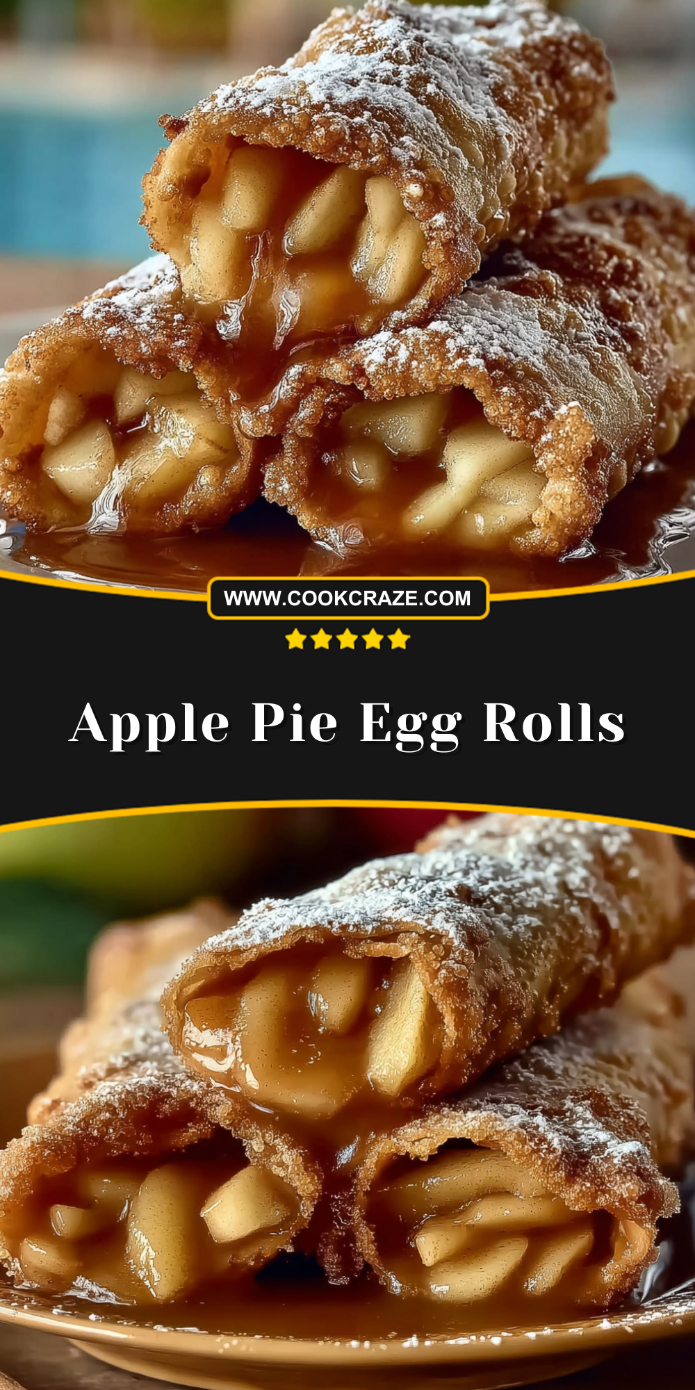 Apple Pie Egg Rolls - Cook Craze