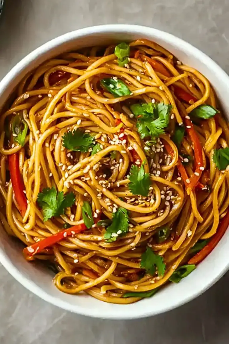 Asian Sesame Noodles - Cook Craze