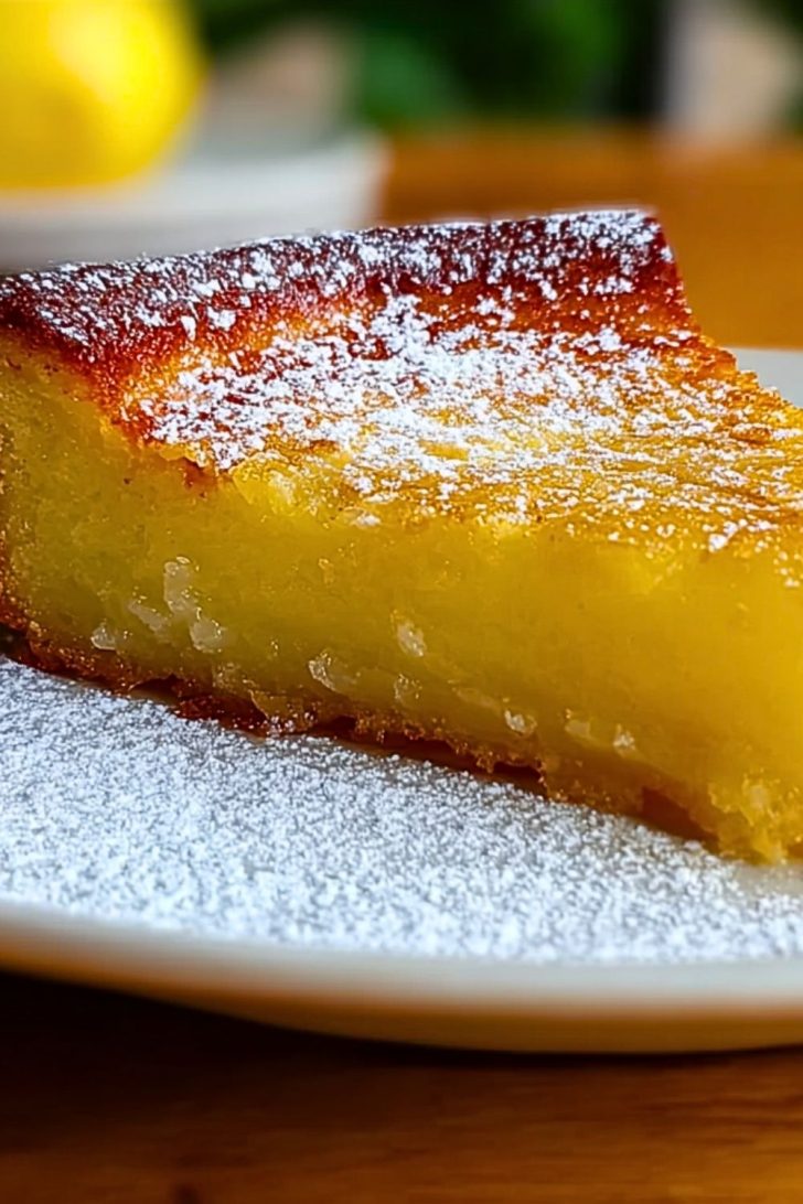 Italian Grandma’s Lemon Custard Cake - Cook Craze
