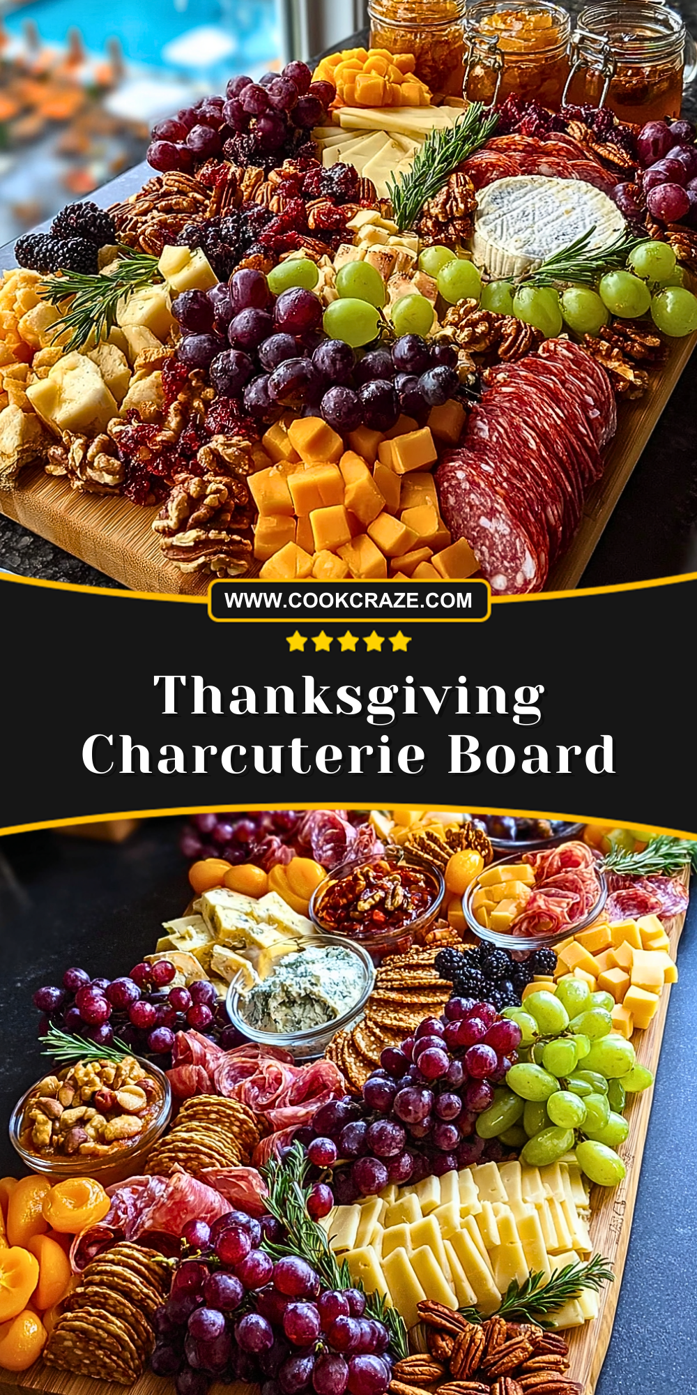 Thanksgiving Charcuterie Board - Cook Craze